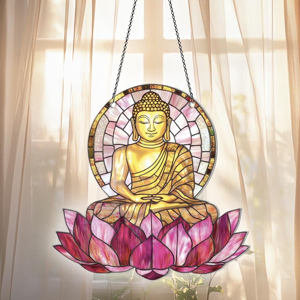 Buddha Flat 2D Acrylic Suncatcher, Buddha Ornaments, Buddha Decor ...