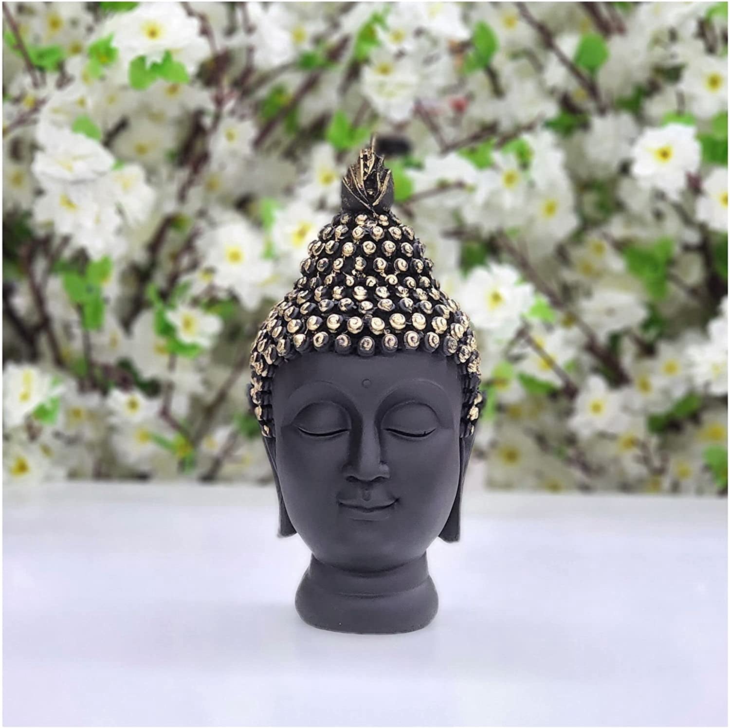 Buddha Head Statue Meditating Buddha Head Idol Buddha Statue for Home ...