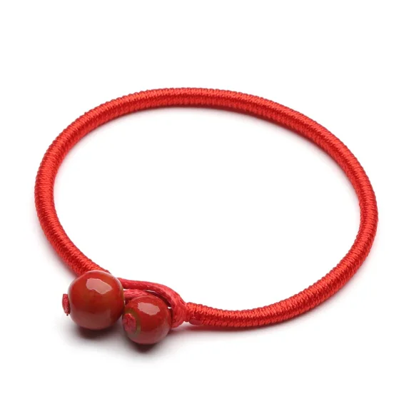 Buddha & Karma Original Tibetan Lucky Red String - Walmart.com