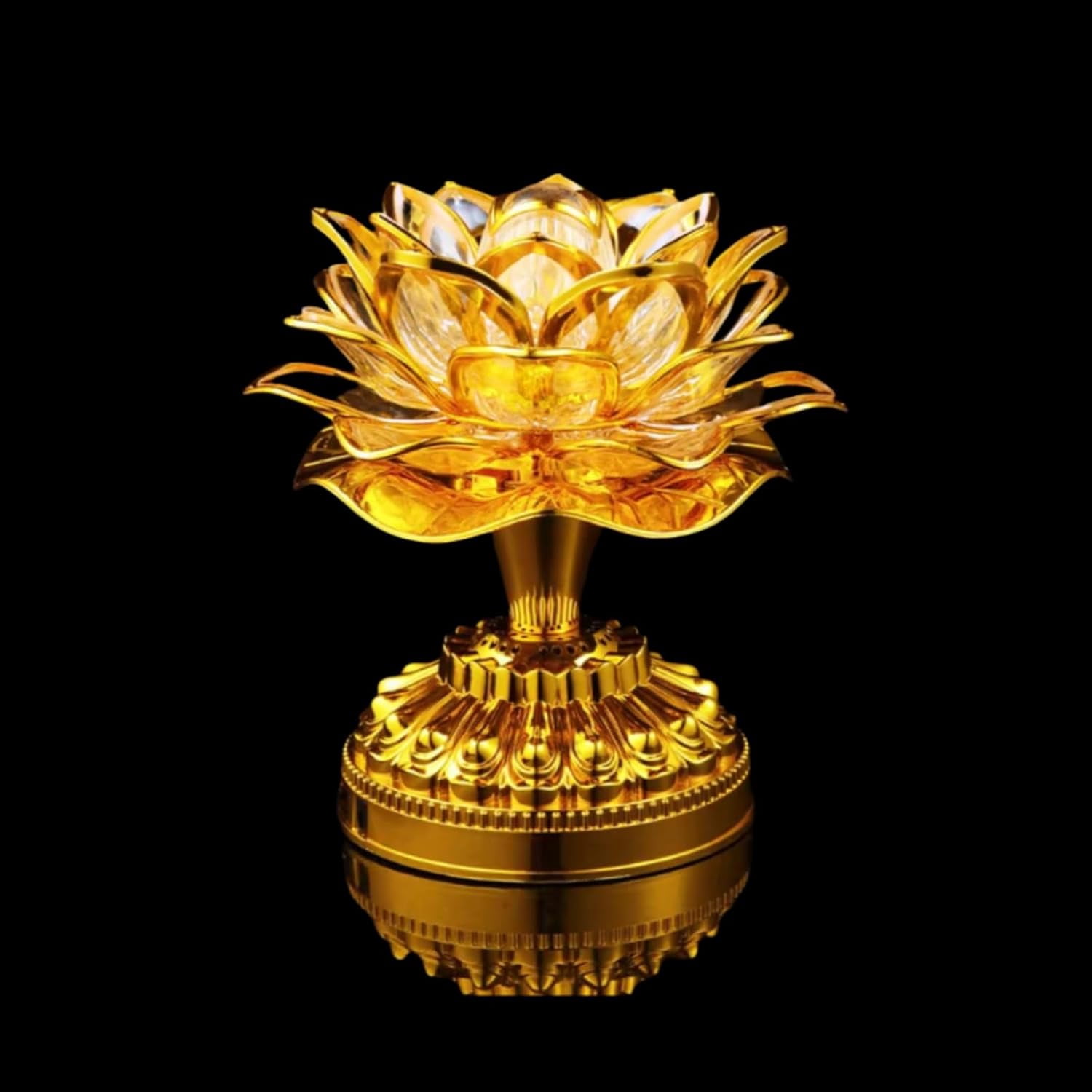 Buddha Led Lotus Light Lamp:Lotus Lamp, Flower Lamp, Colorful LED Lotus ...