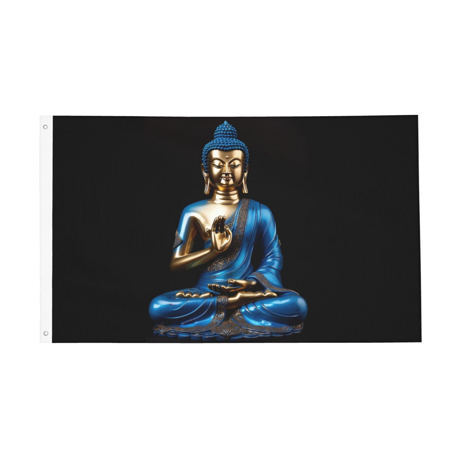 Buddha Meditation Pattern Flag 3x5 Ft Outdoor Indoor With Grommet ...