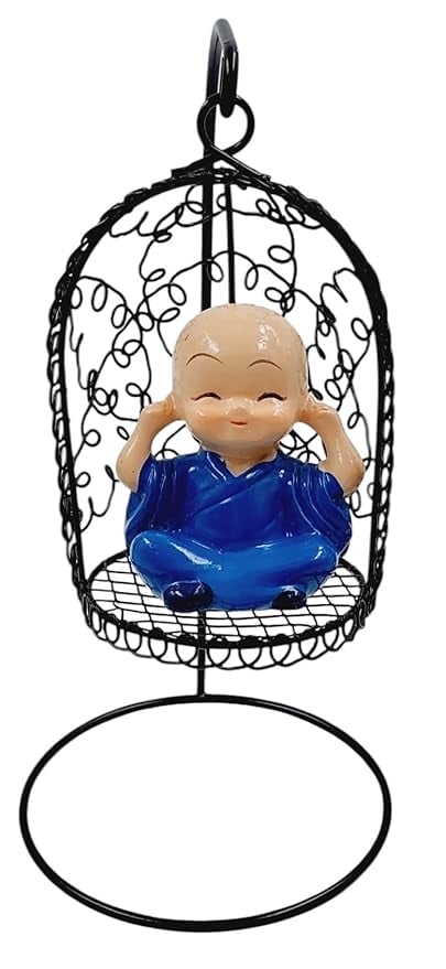 Buddha Monk for Good Luck Feng Shui Items for Good Luck Cute Mini ...