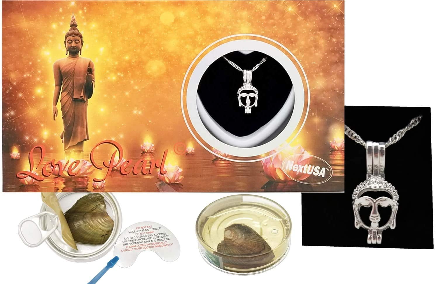 Love Wish Pearl Kit Chain Necklace Kit Pendant Cultured Pearl in Kit ...