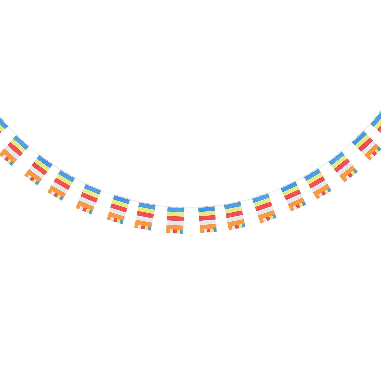 Buddha Prayer Flag Buddhist Hanging Banner Five Color Temple Prayer ...