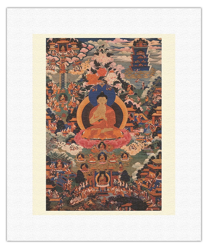 Buddha Shakyamuni - Wheel of Dharma Mudra (Dharmachakra) - Vintage ...