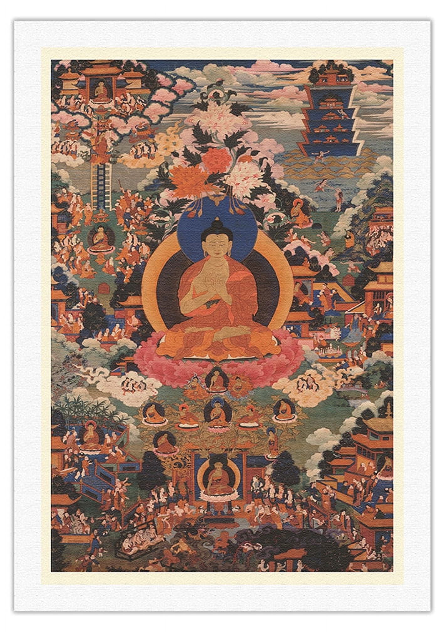 Buddha Shakyamuni - Wheel of Dharma Mudra (Dharmachakra) - Vintage ...