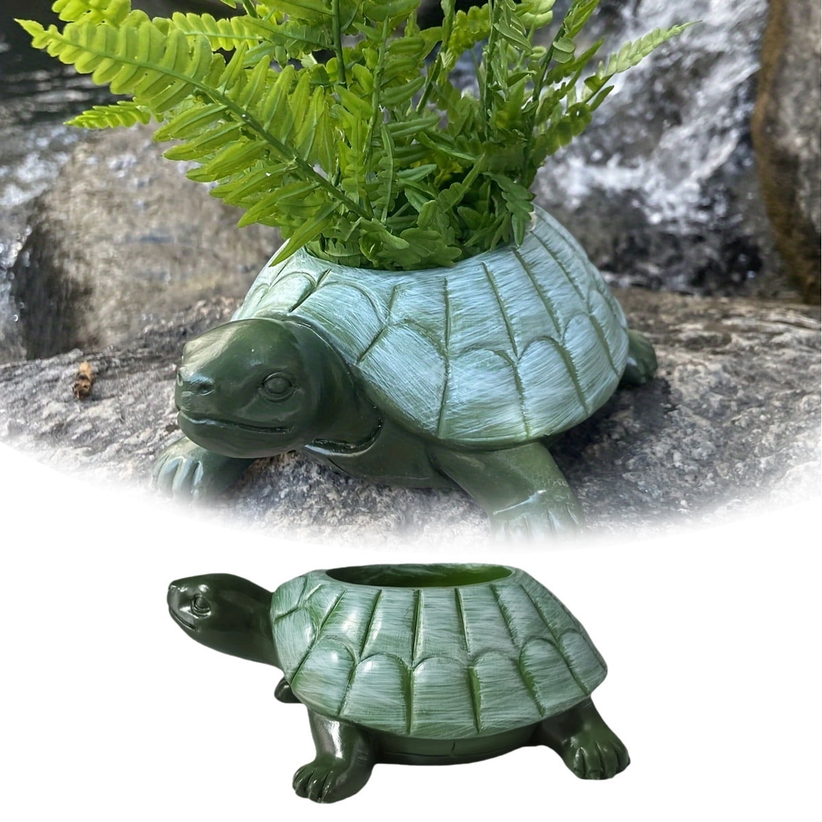 Buddha Statue for Garden Large Statue Adorable Resin Turtle Planter ...