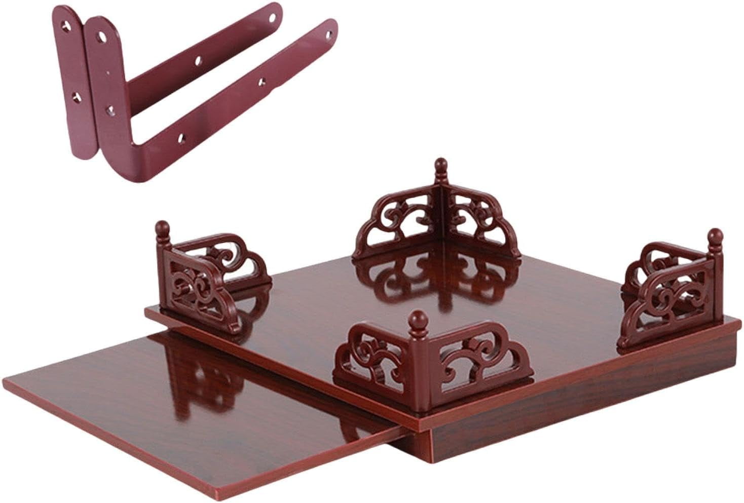 Buddha Statue Stand Buddha Altar Sculpture Holder Wall Mounted Offering ...