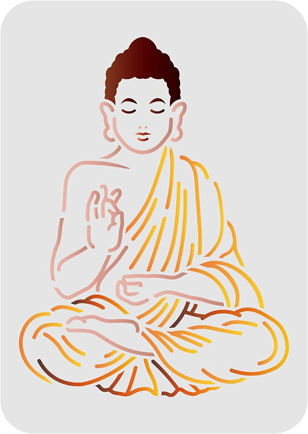 Buddha Face Stencils