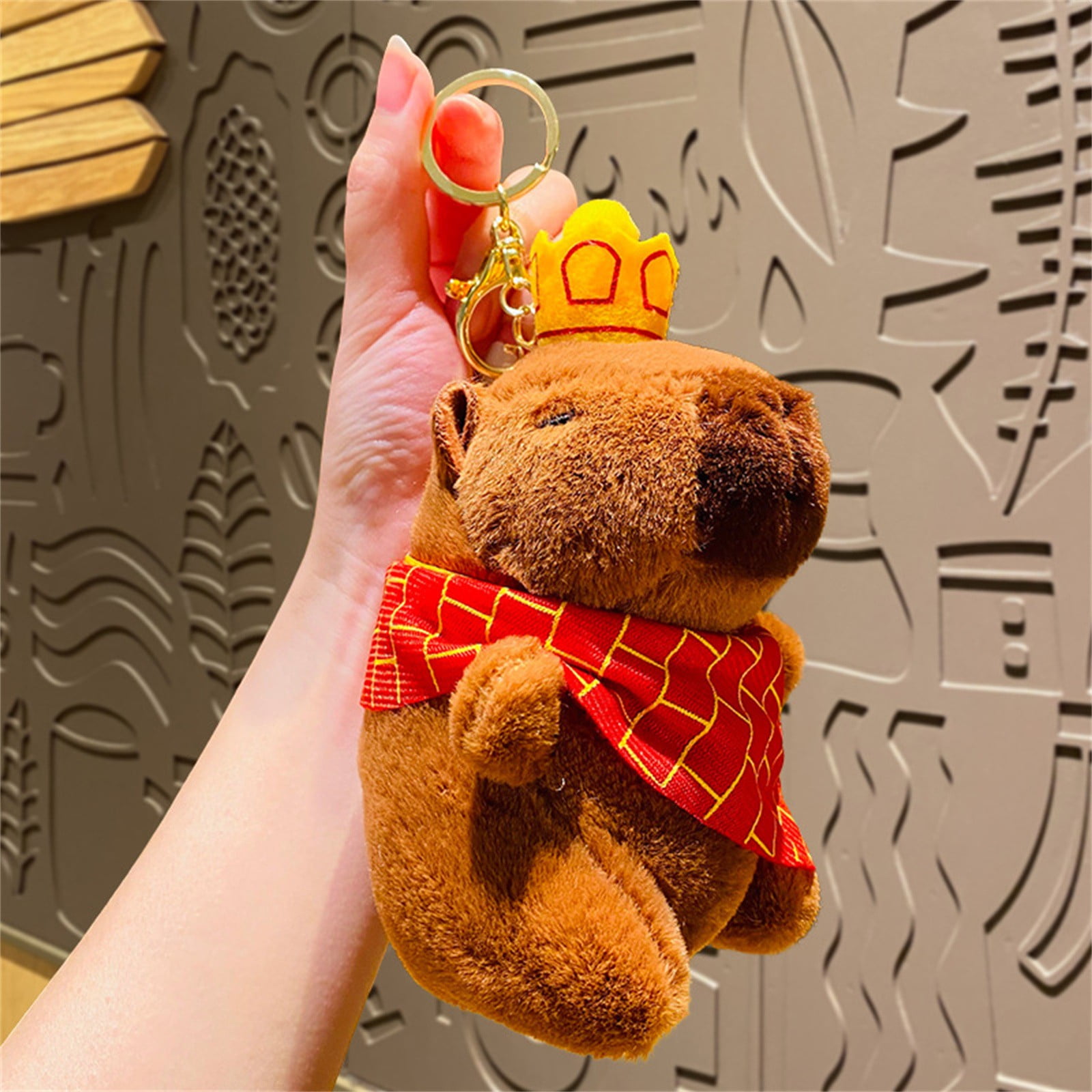 Buddha Style Guinea Pig Plush Toy Pendant-Cute Plushies Capybara ...