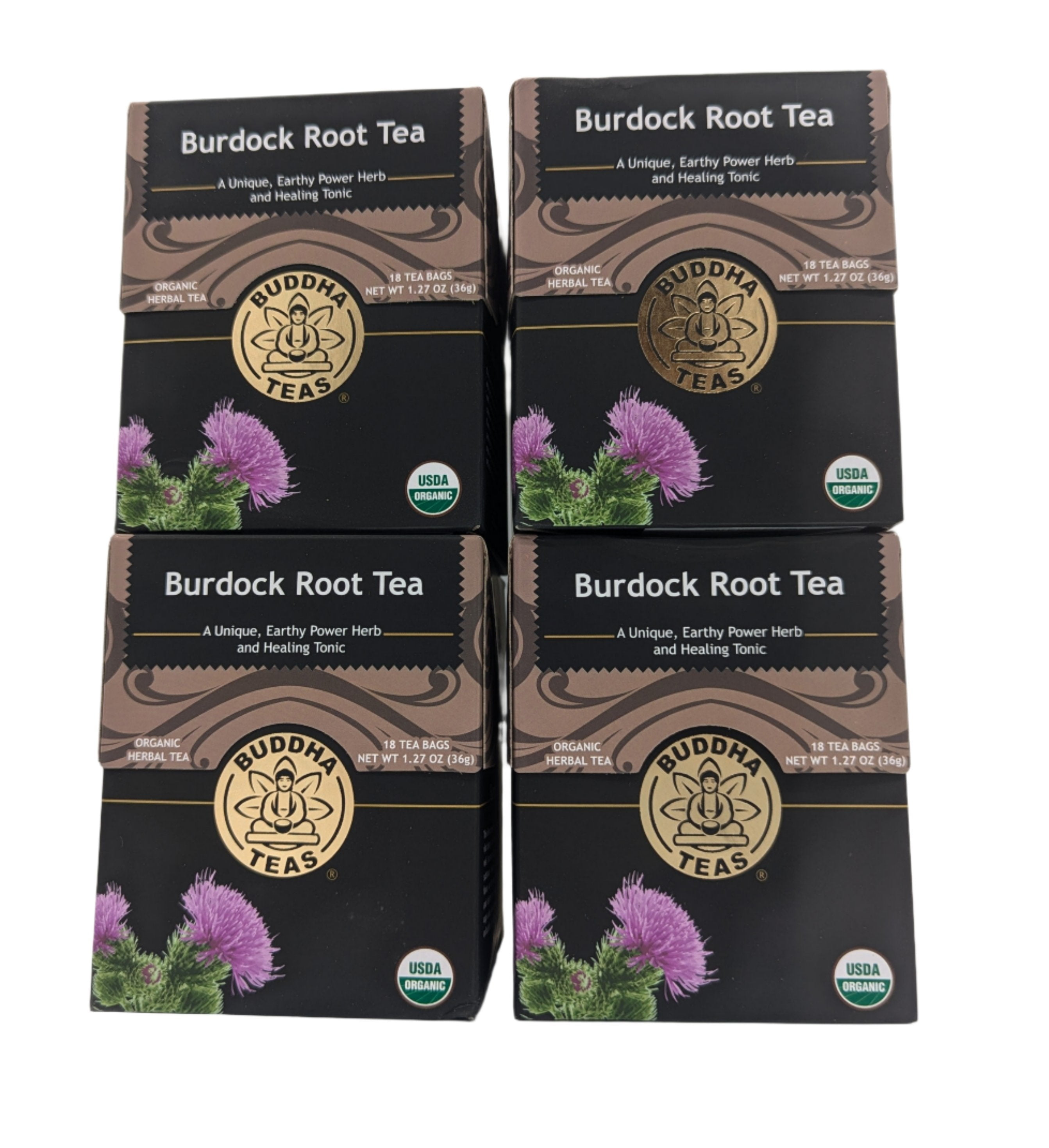 Buddha Teas Organic Burdock Root Tea – Caffeine-Free, Kosher, Non-GMO ...