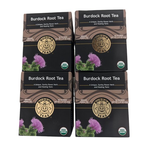 Buddha Teas Organic Burdock Root Tea – Caffeine-Free, Kosher, Non-GMO ...