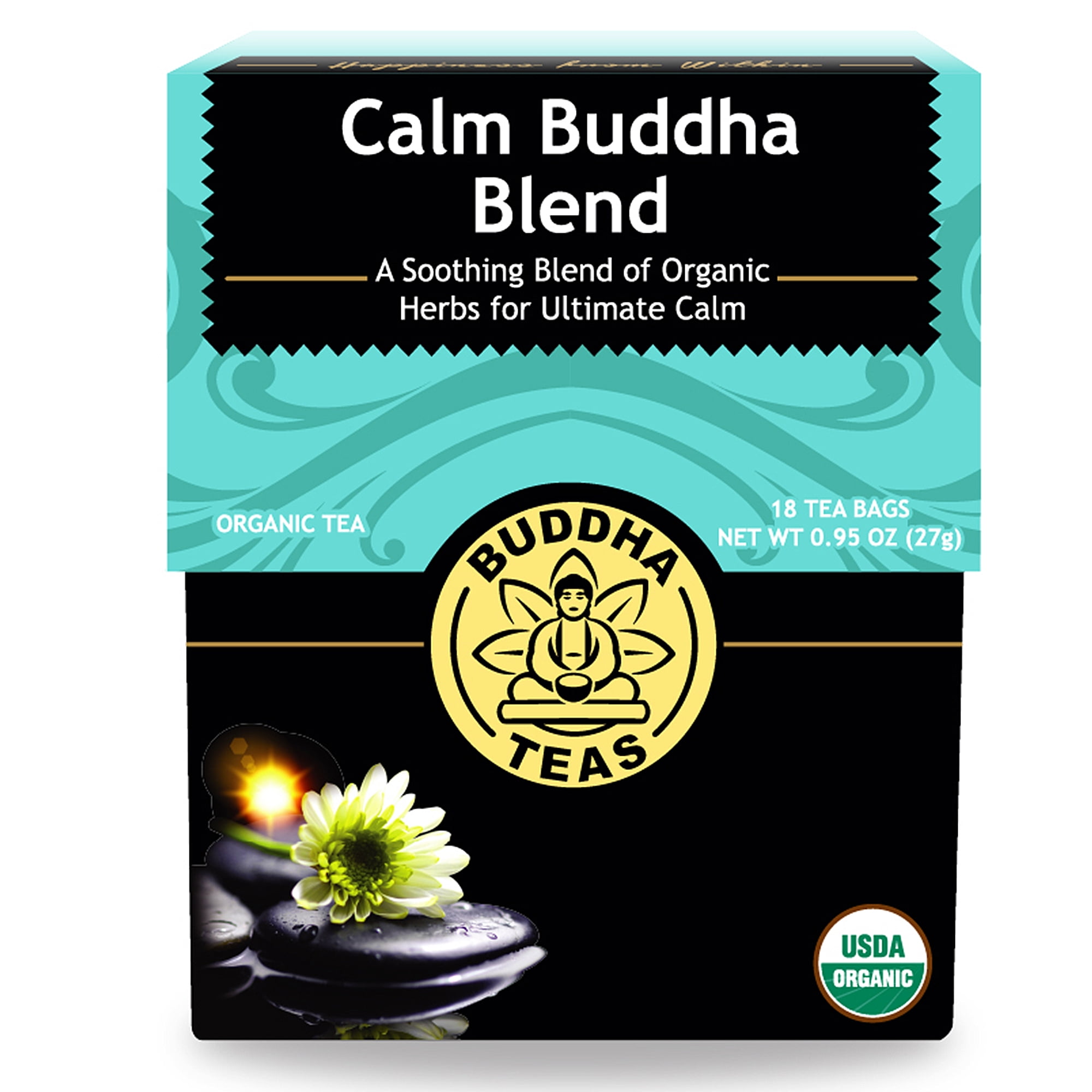 Buddha Teas Organic Calm Buddha Blend Calming Tea Organic Herbal Drink ...