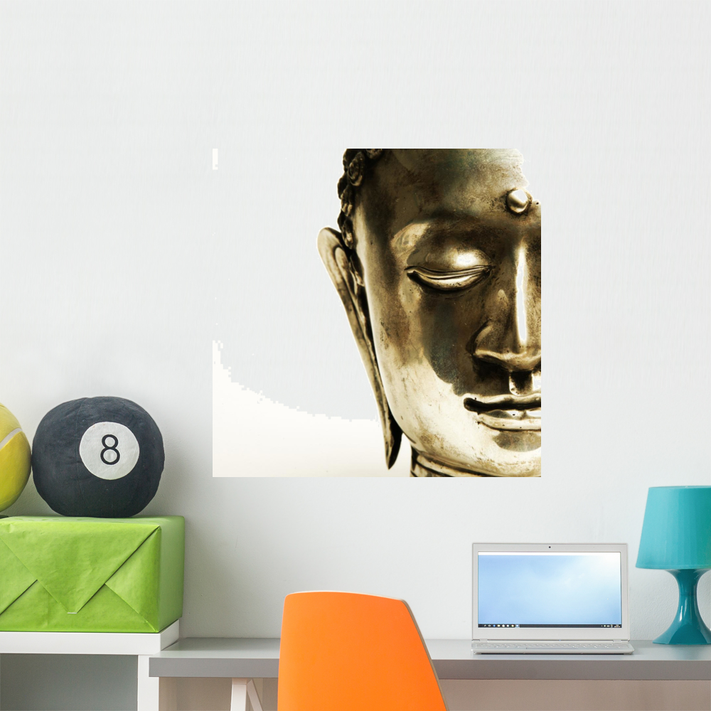 Buddha Wall Decal by Wallmonkeys Peel and Stick Graphic (36 in H x 24 ...