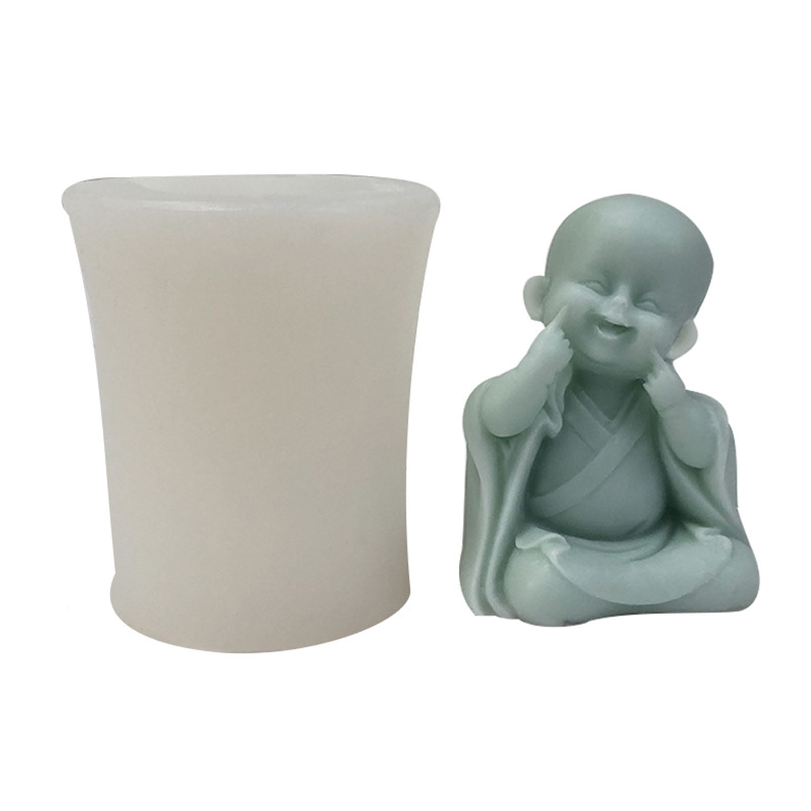 Buddhas Monk Shape Silicone Molds Epoxy Resin Mold Molds Table Ornament ...
