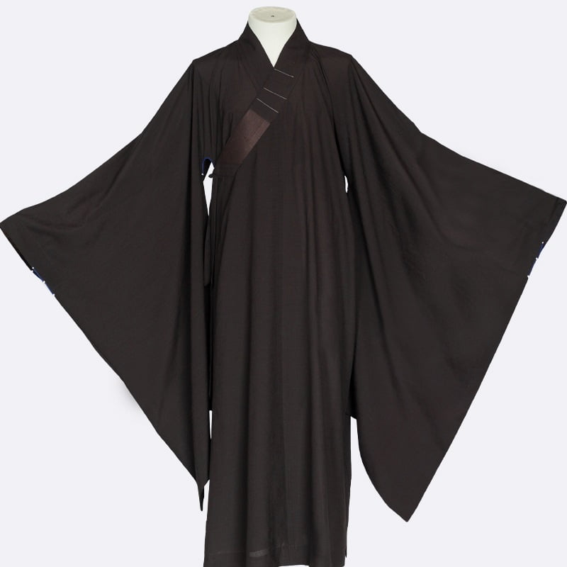 Buddhist Clothing Robe Meditation Long Coat Monk Clothing Shaolin Monk ...