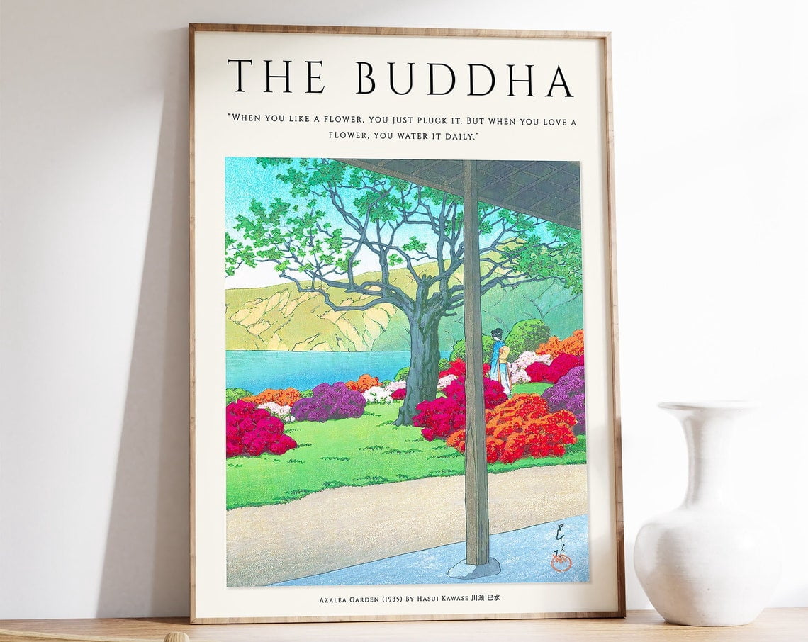 Buddhist Poster Art, Buddah Art, Japanese Art, Spiritual Art, Religious ...