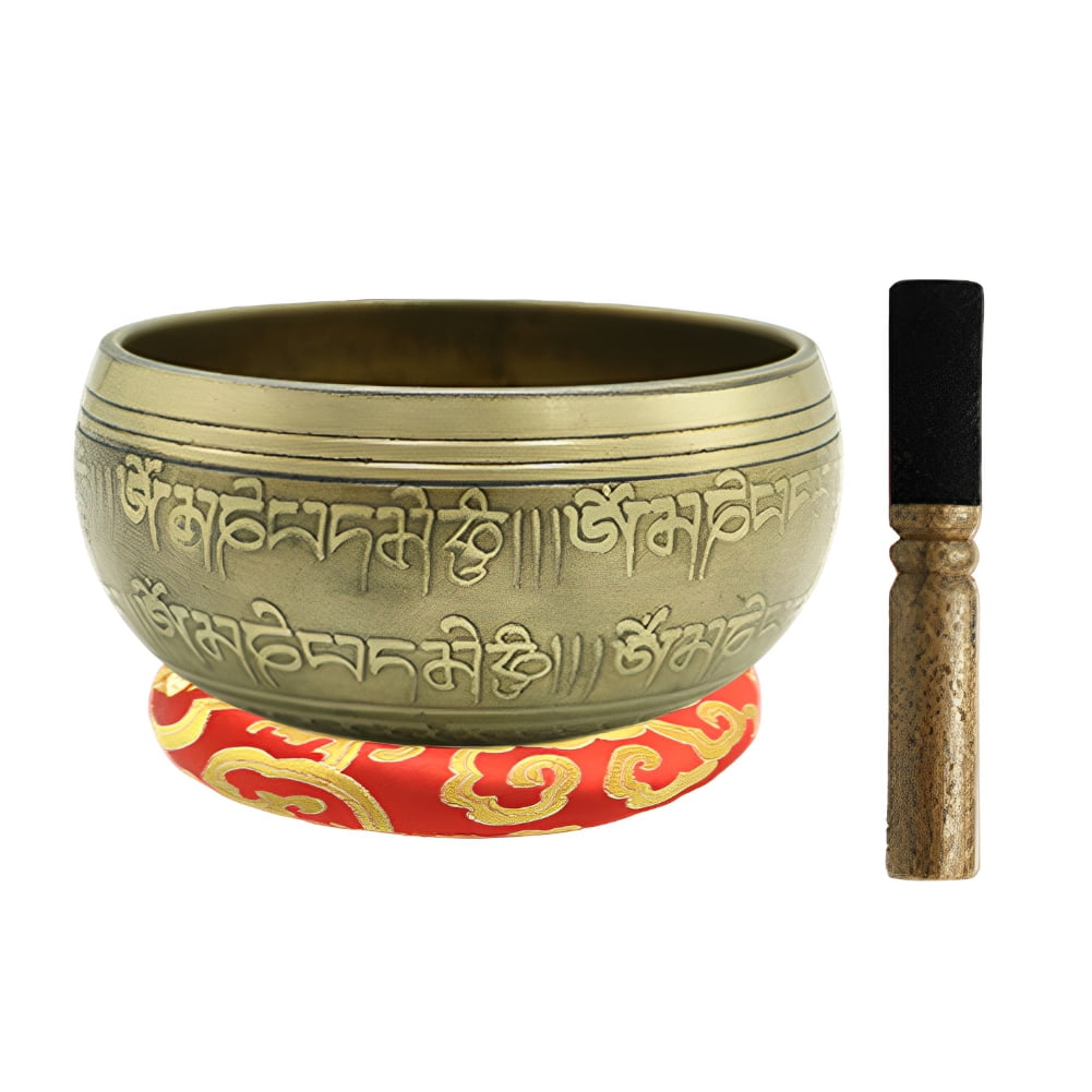 Buddhist Song Bowl Nepalese Hand Painted Sound Bowl Yoga Meditation ...