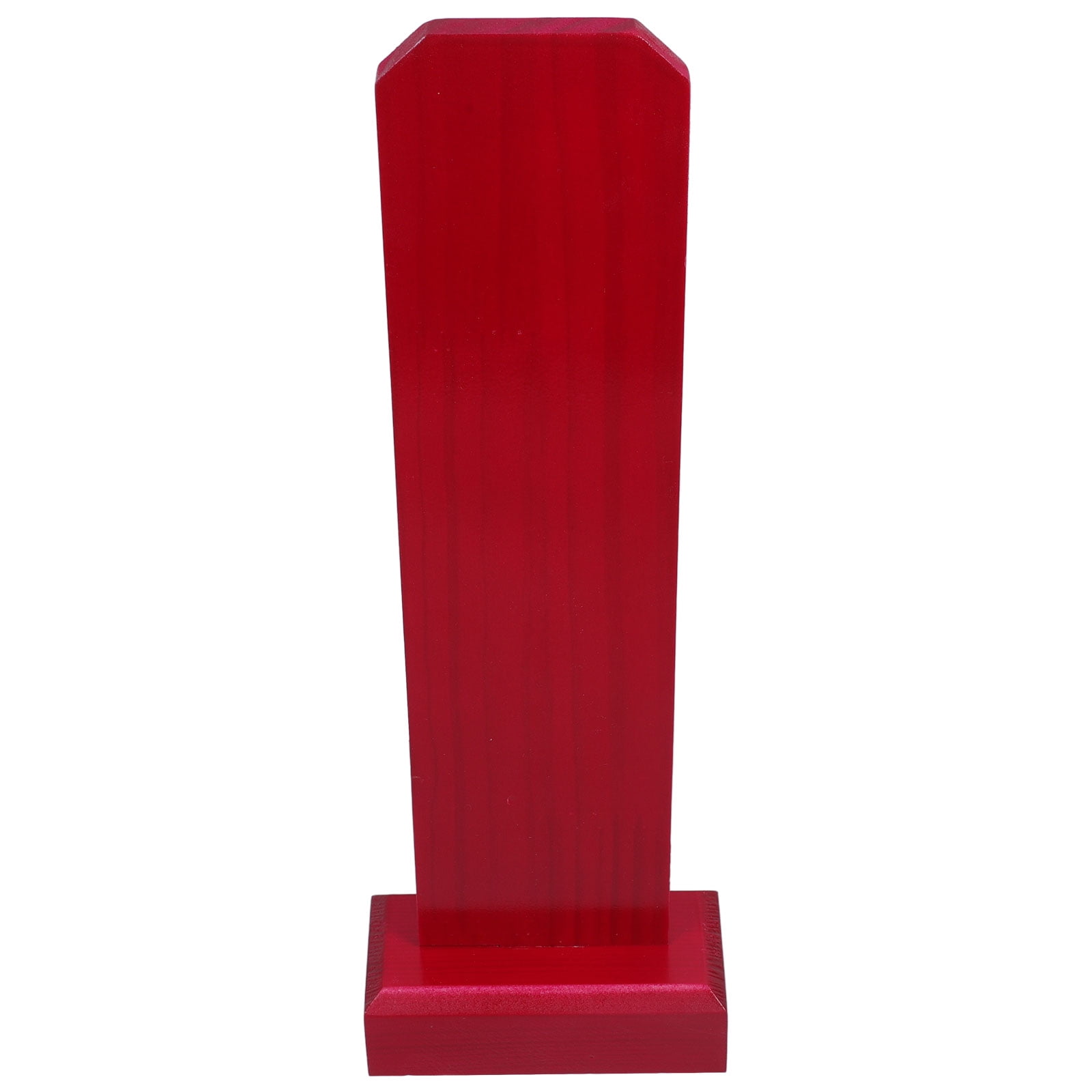 Solid Wood Ancestral Memorial Tablet with Base 1 Set Wooden Plate ...