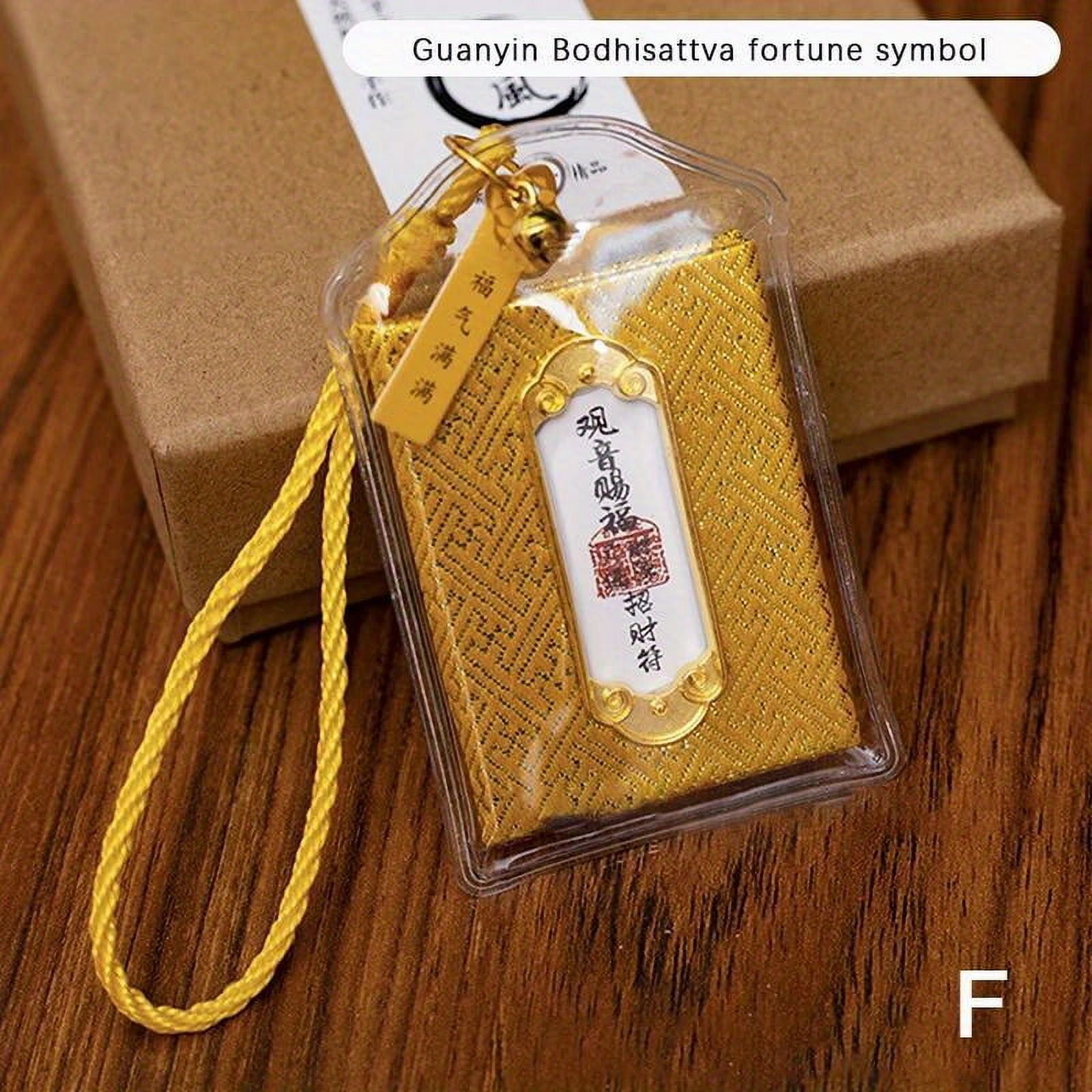 Buddhist temple Guanyin Buddha statue, spiritual rune pendant blessing ...