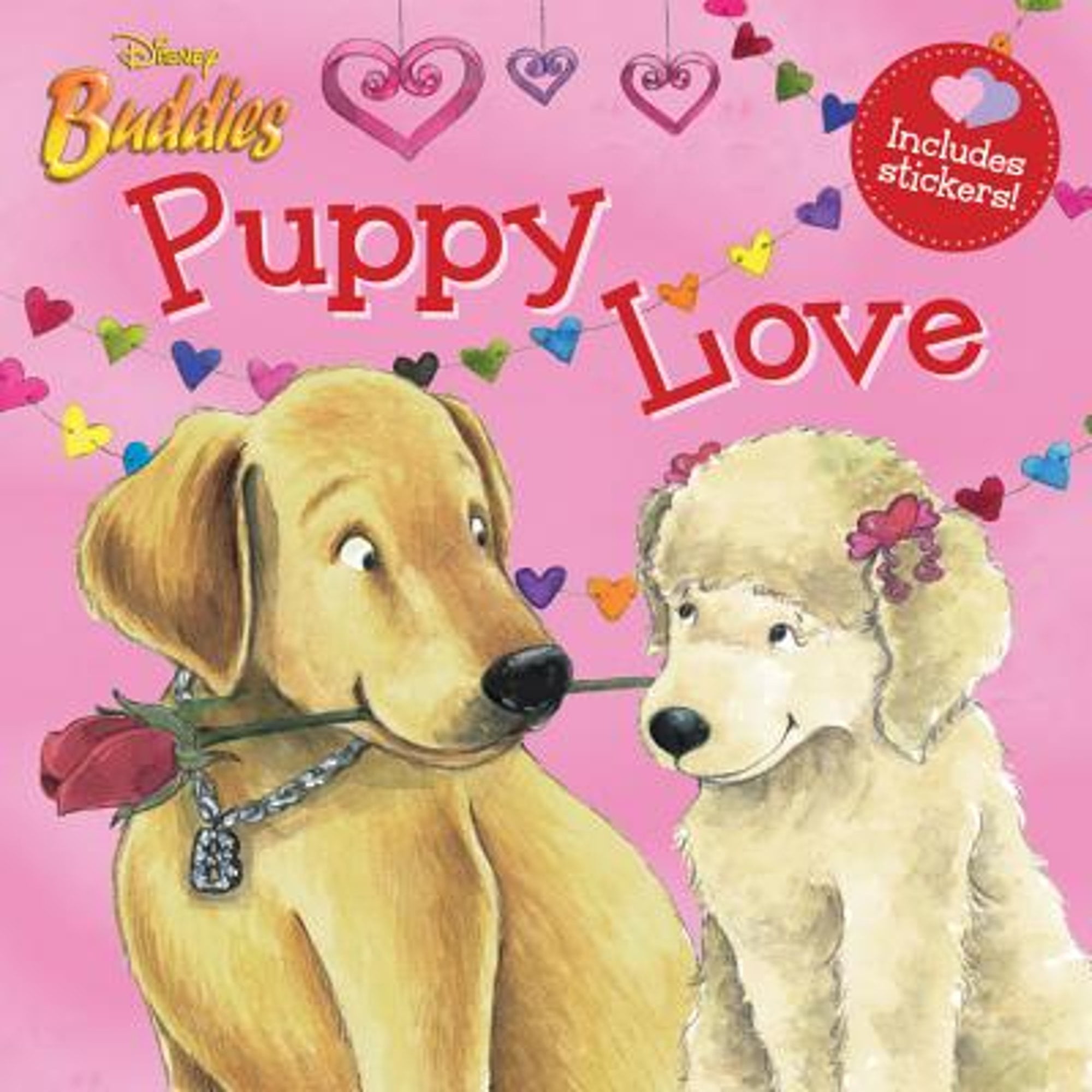 Pre Owned Disney Buddies Puppy Love Paperback Book Group Leslie