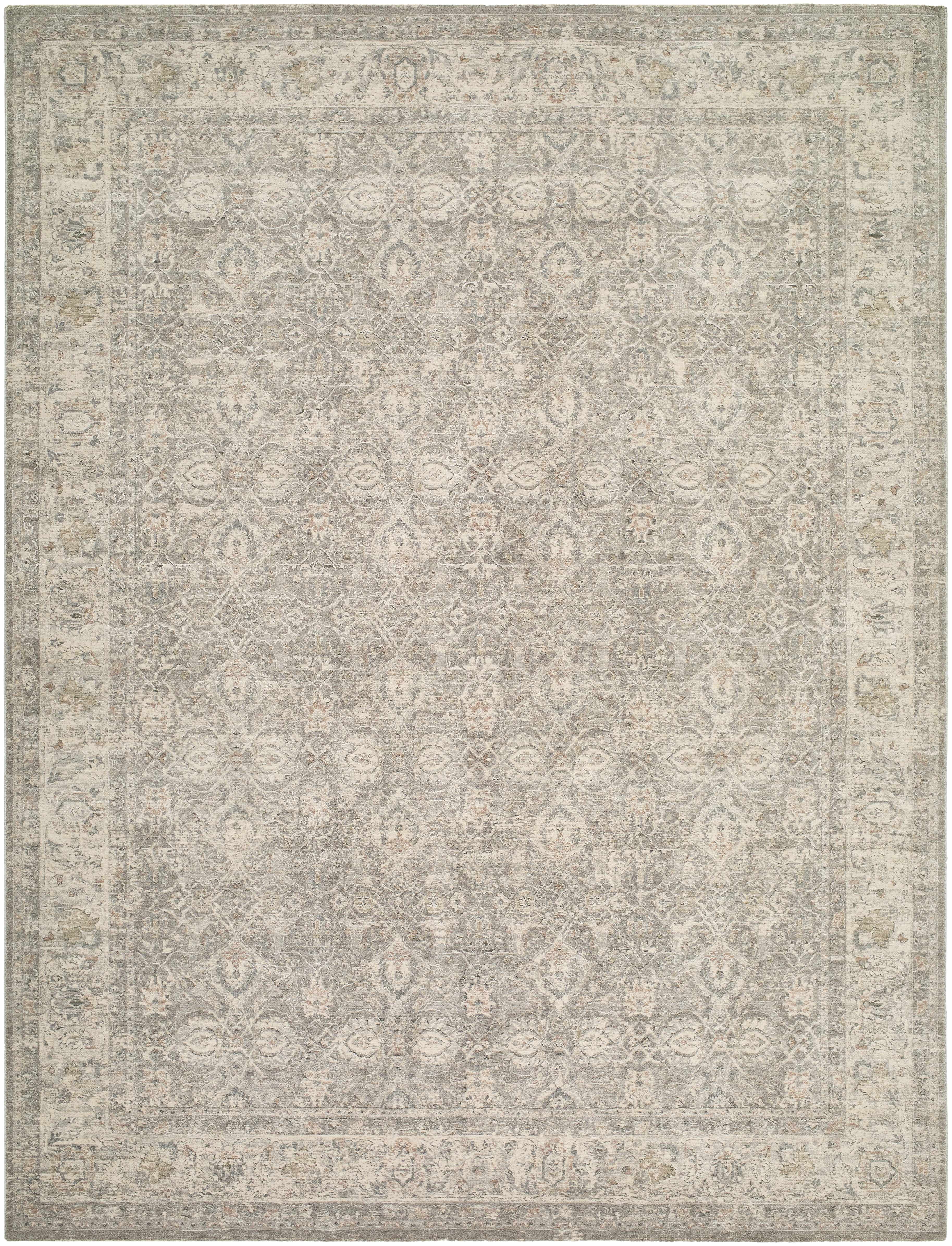Buddug Traditional Area Rug - Cream, Light Sage, Slate Blue - 2'7" x 3'11" - Walmart.com