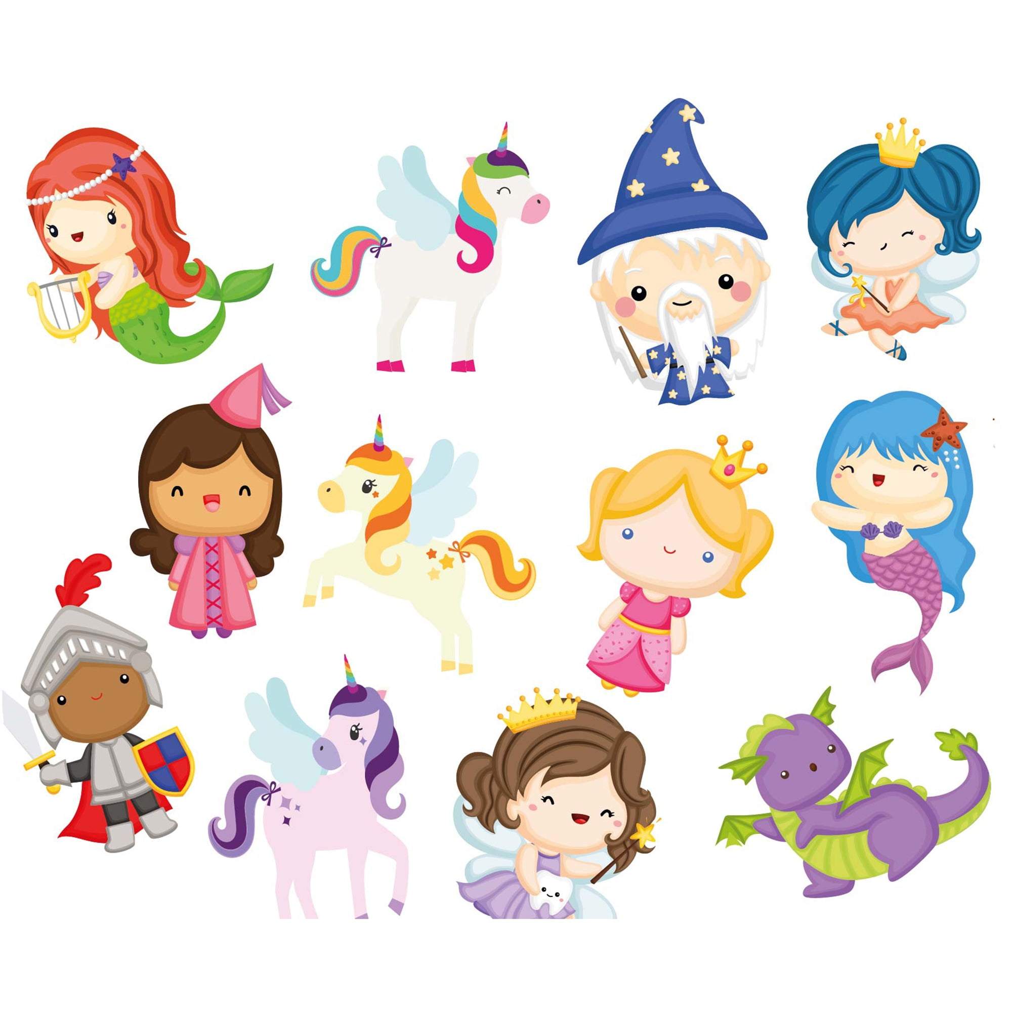 Buddy & Barney: Color Changing Bath Time Stickers - Magical Creatures ...