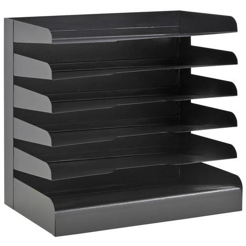 Buddy Black Steel Desktop Paper Organizer - Walmart.com