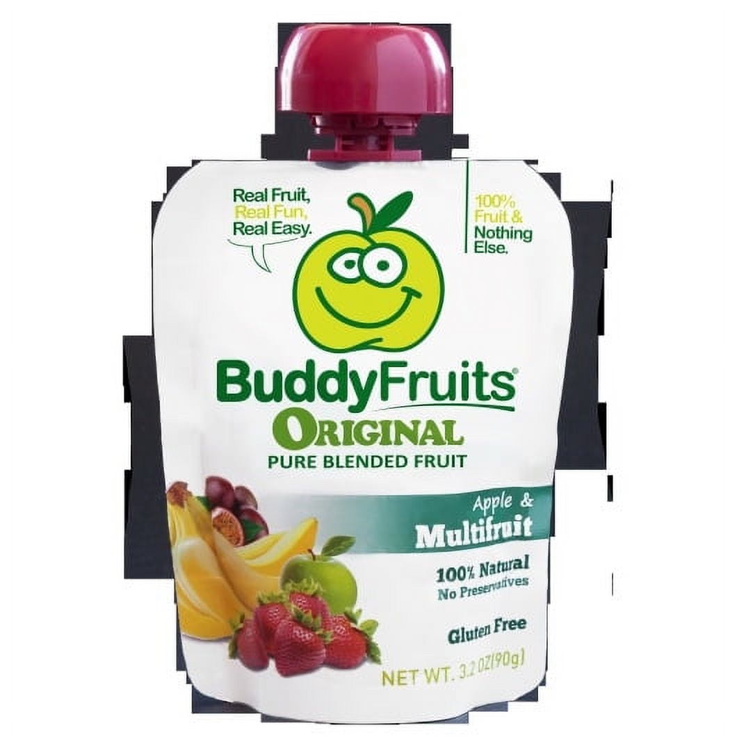Buddy Fruits Pure Blended Multi-Fruit Snack, 3.2 oz - Case of 18 ...
