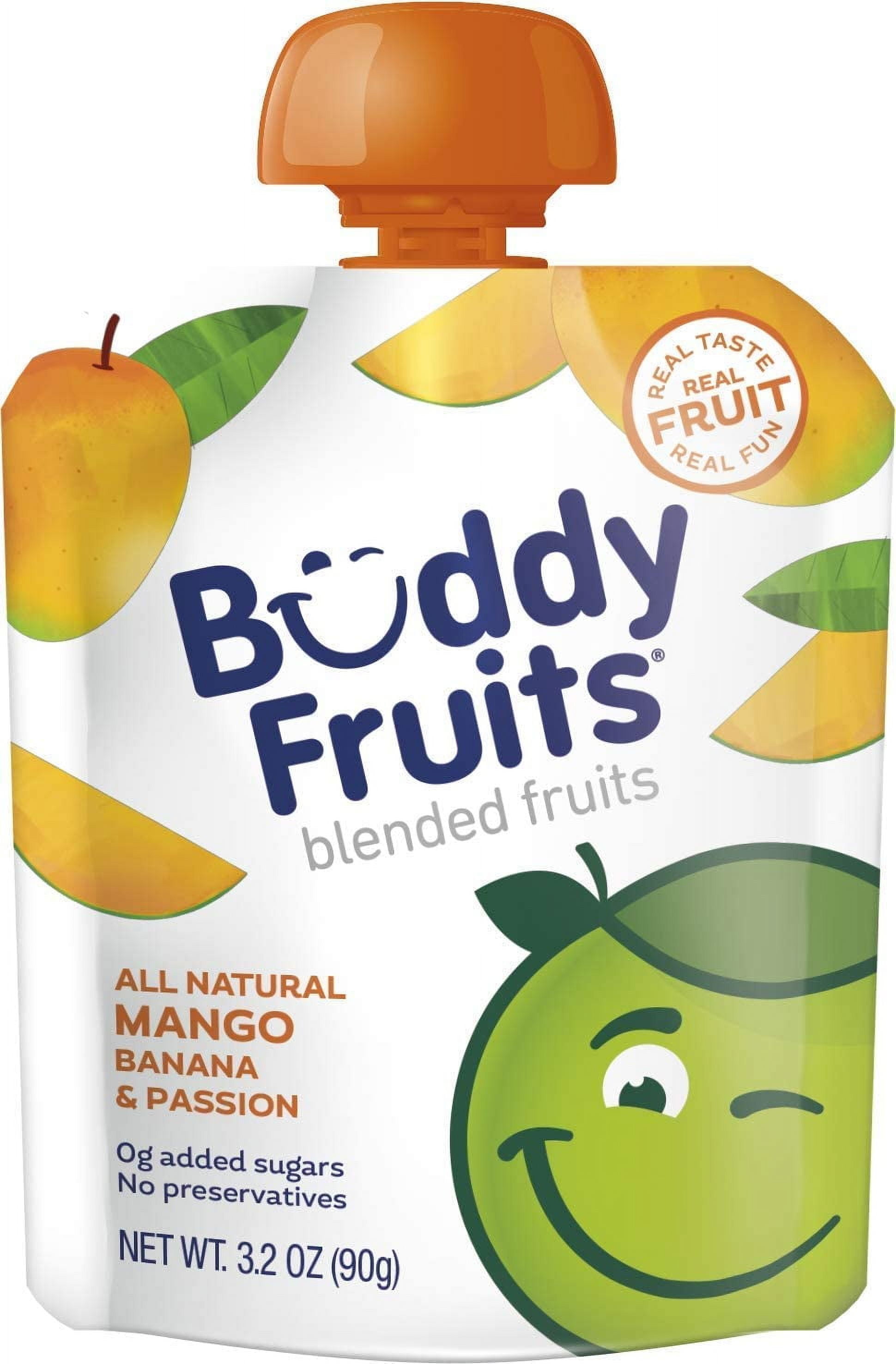 Buddy Fruits Snacks To BCF26 Go Mango Unsweetened Applesauce 3.2oz ...