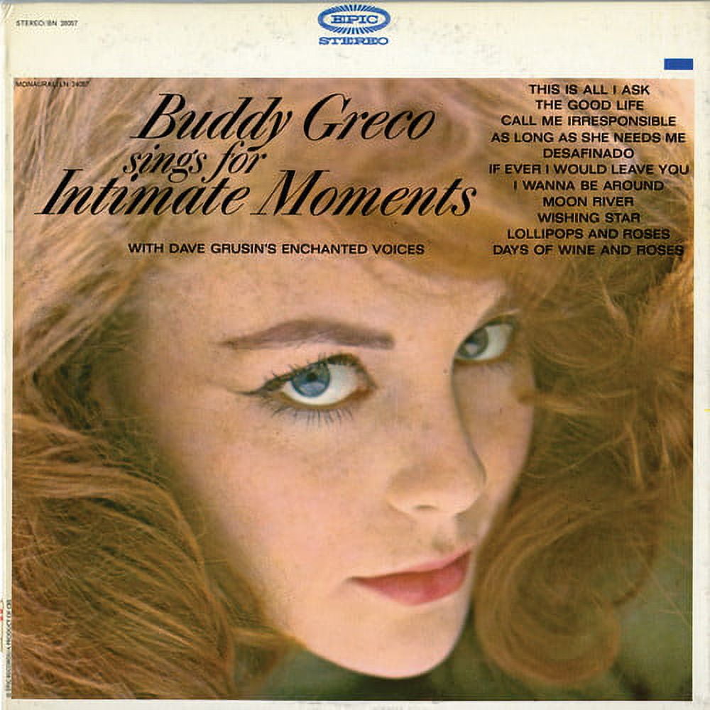 Buddy Greco - Sings for Intimate Moments - Music & Performance - CD ...