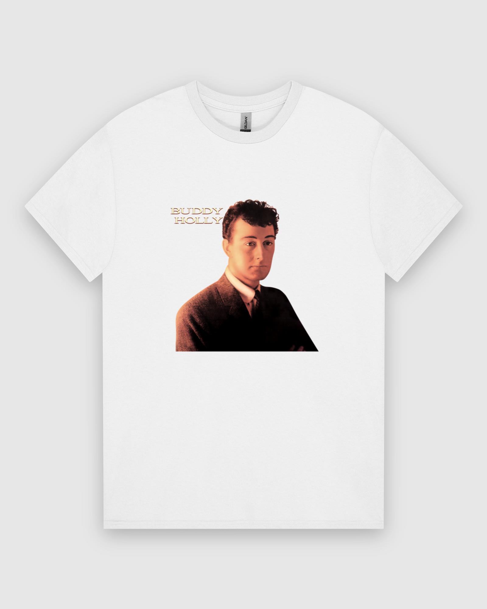 Buddy Holly T-shirt 50s Singer Iconic Style Fan Tribute Design, for men ...