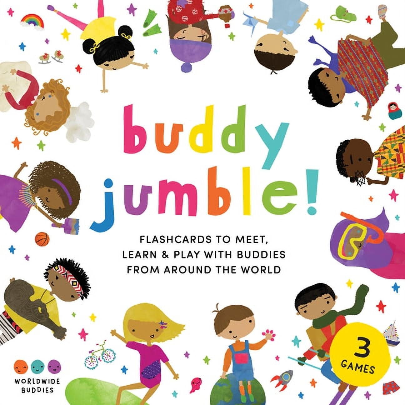 Buddy Jumble Card Game: 3 Fun Games to Learn Quick Geography Facts ...