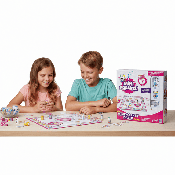 Buddy N Buddies Mini Market Dash Game with Groceries, for Kids Ages 5 ...