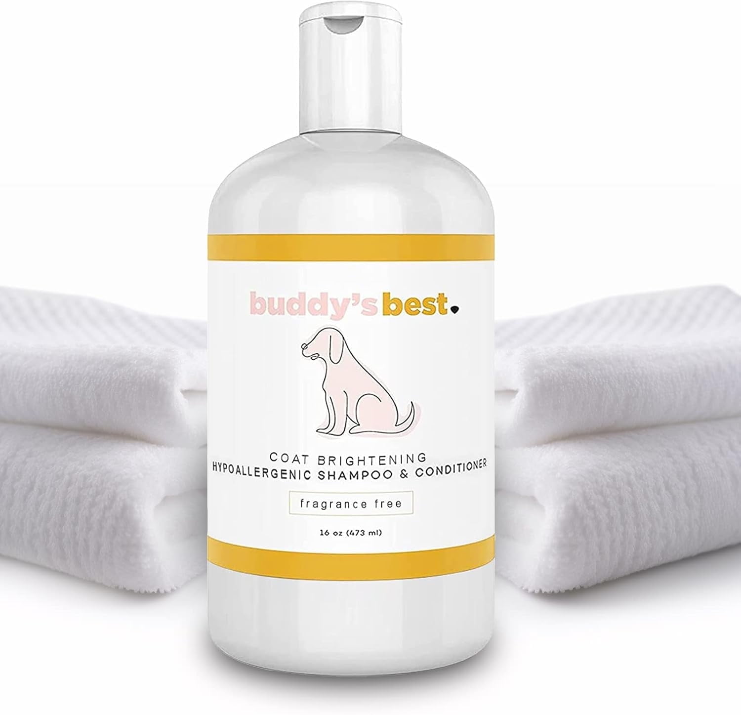 Buddy's Best Gentle Dog Shampoo and Conditioner, Oatmeal Shampoo for ...