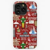 Buddy the Elf Collage Red Background Fun Graphic iPhone Case 17 through ...