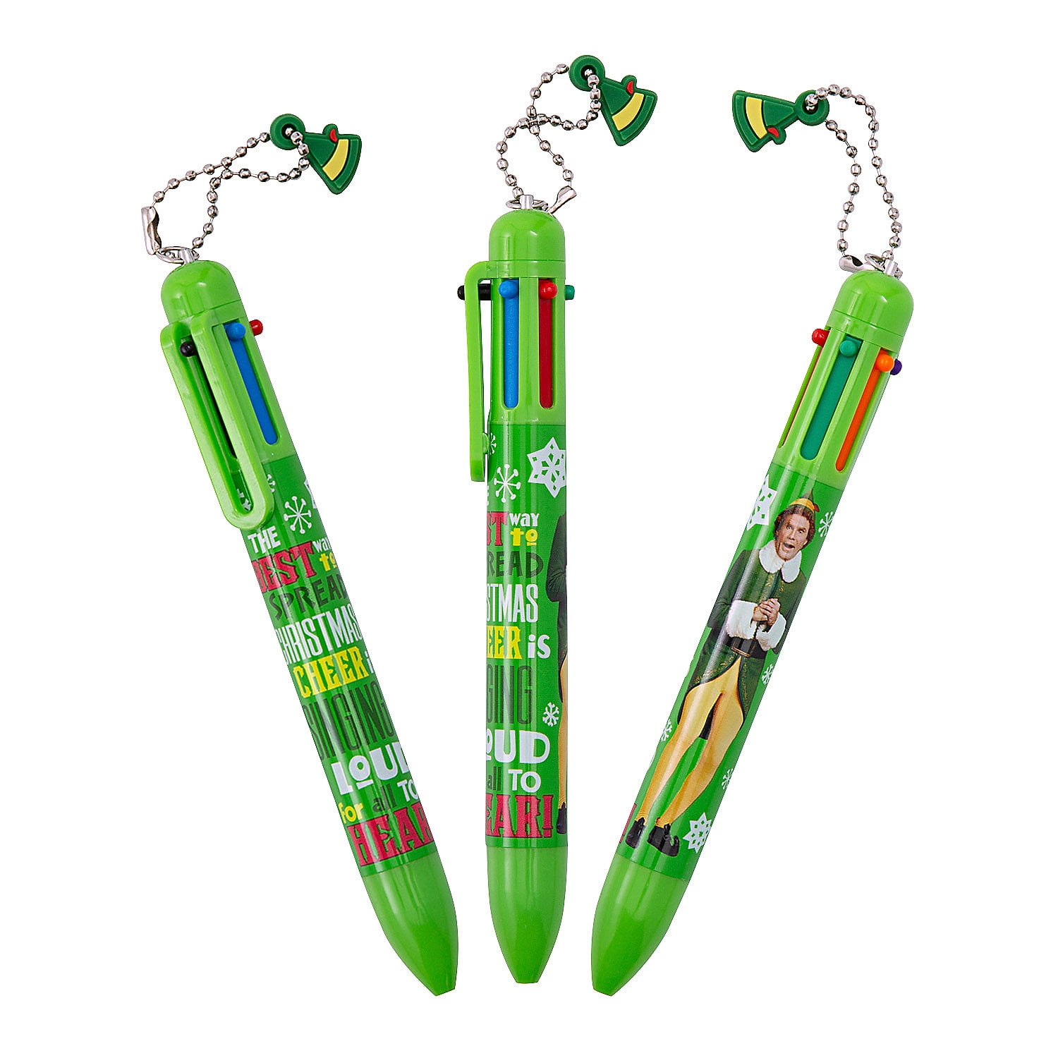 Buddy the Elf Shuttle Pens with Hat Charm - 12 Pieces - Walmart.com