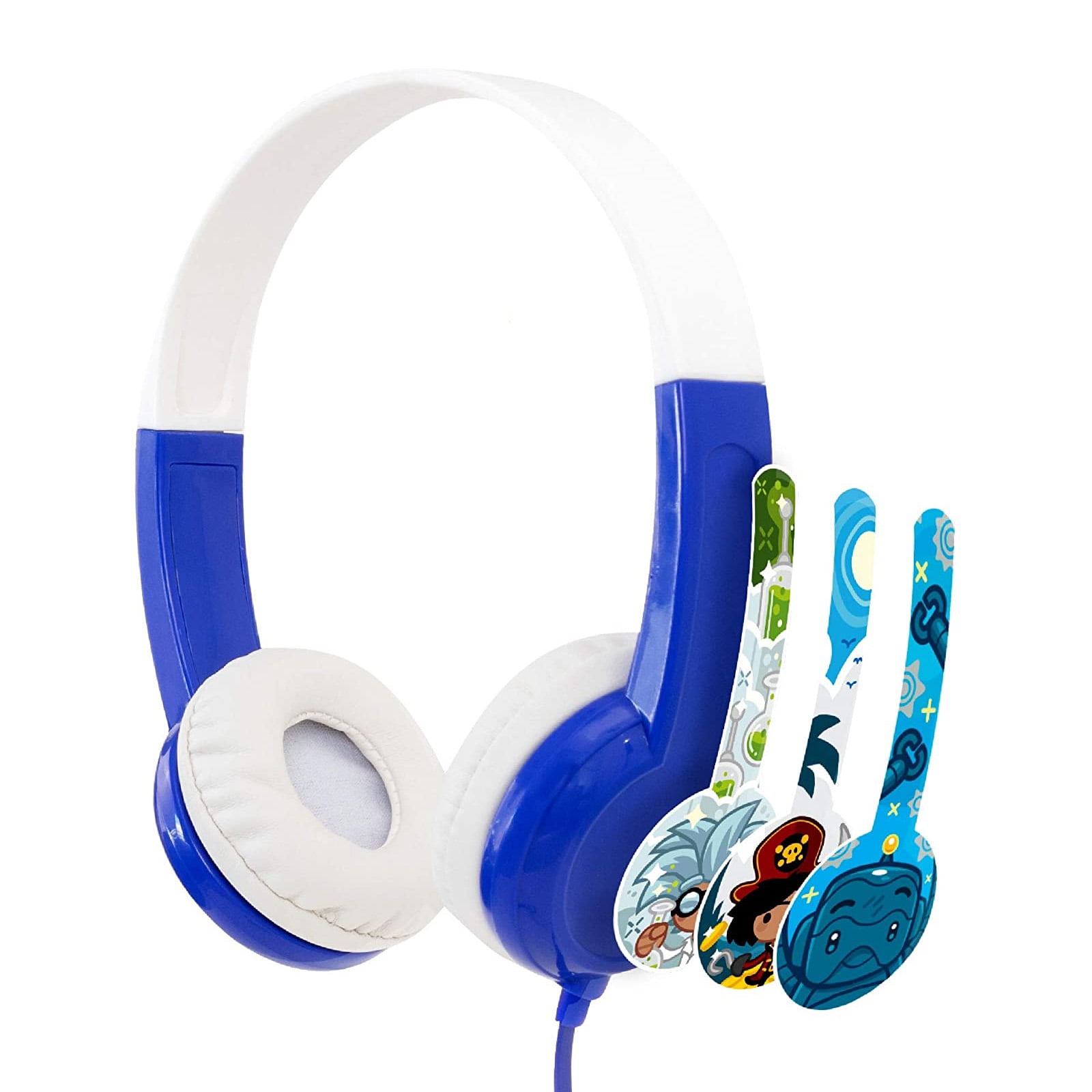 BuddyPhones Discover, On-Ear Wired 85dB Safe Volume Limiting Kids ...