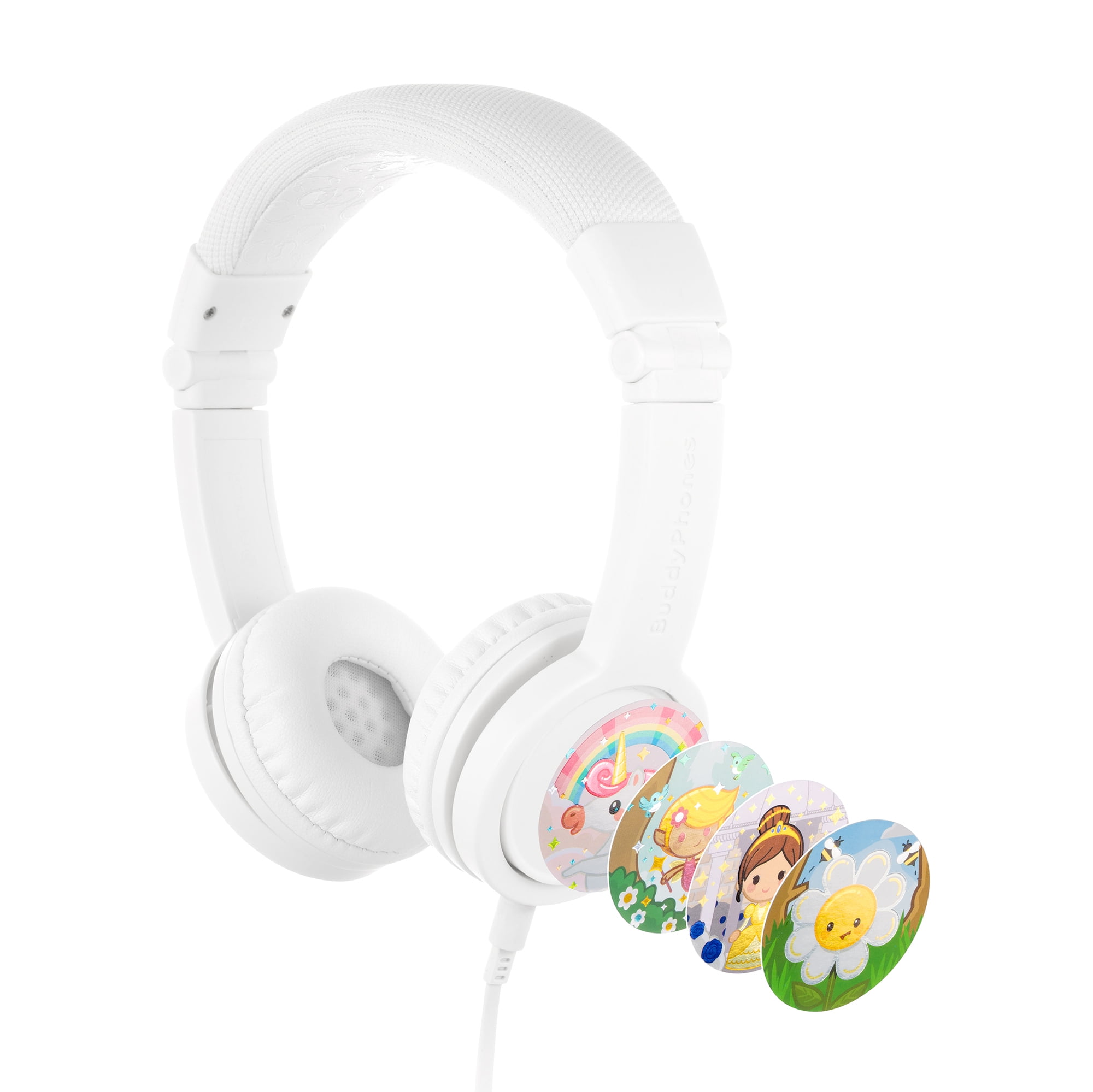 BuddyPhones Explore+, On-Ear Wired Foldable Kids Headphones with Mic ...