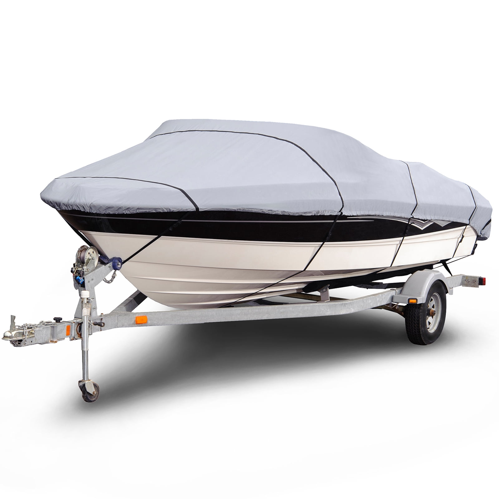 Budge 1200 Denier V-Hull Boat Cover - Waterproof Protection - Walmart.com