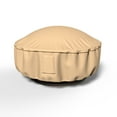 Budge 36"Dia. x 15"Drop Tan Patio Firepit Cover, Chelsea - Walmart.com