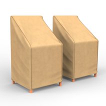 Budge 49" Nutmeg Patio Stacked Chair/Barstool Cover, All-Seasons ...