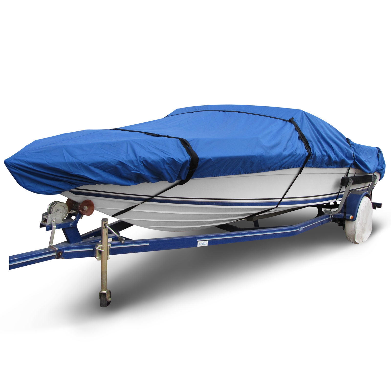 Budge American Flagship Ripstop Boat Cover, Fits V-Hull Fishing Boats ...