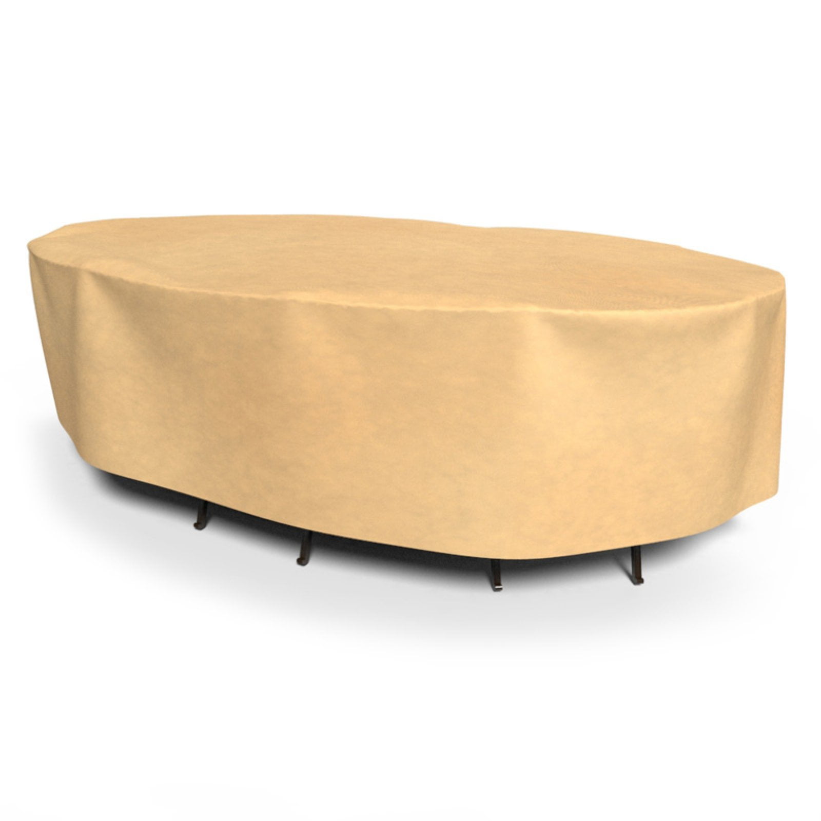 Budge Large Nutmeg Patio Oval Table/Chairs Cover, All-Seasons - Walmart.com