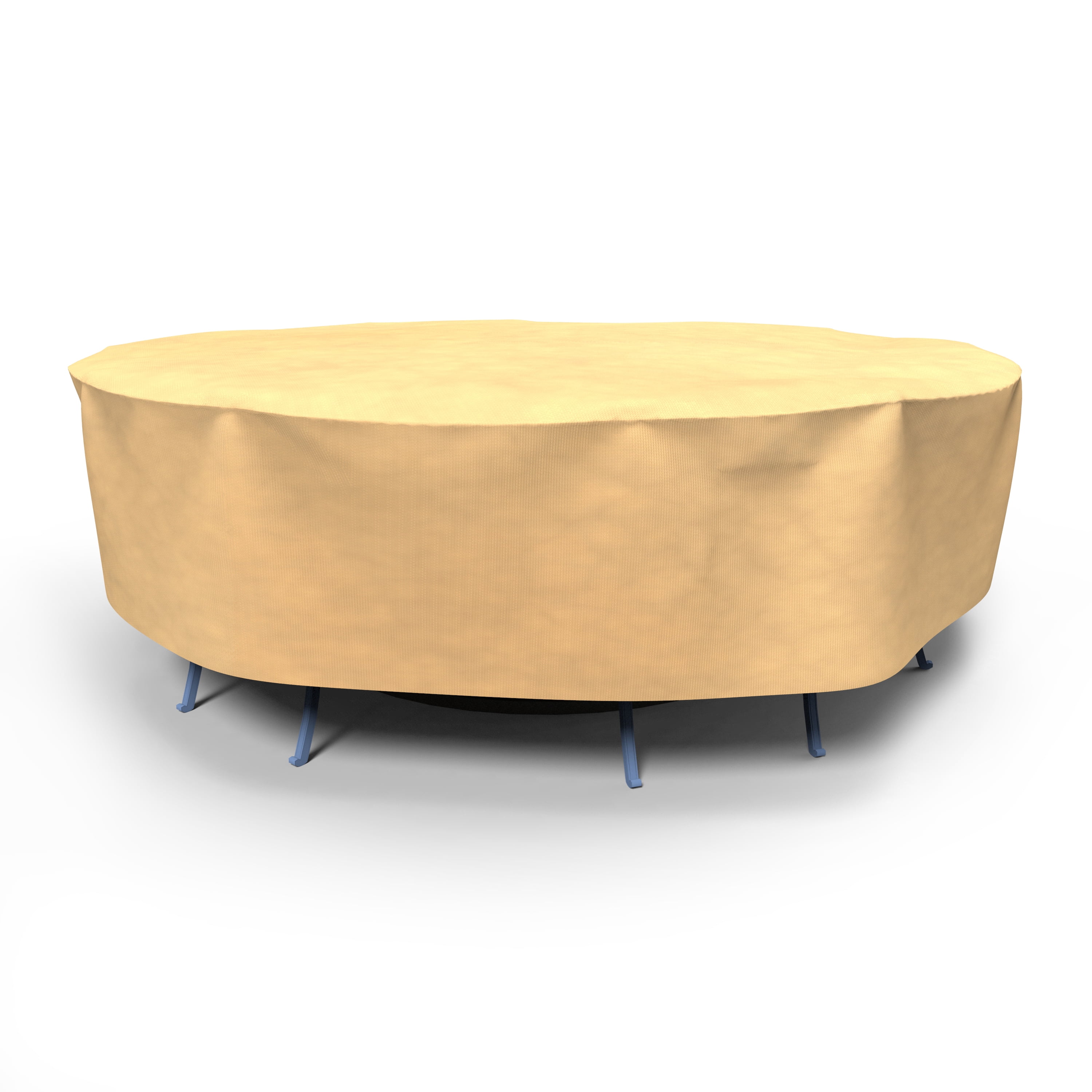 Budge Large Nutmeg Patio Round Table/Chairs Cover, All-Seasons ...