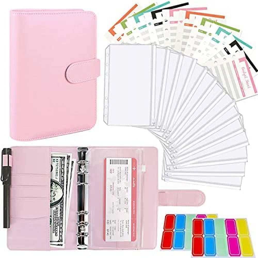 Budget Binder A6 Budget Wallet 29pcs Budget Binder with Zipper ...