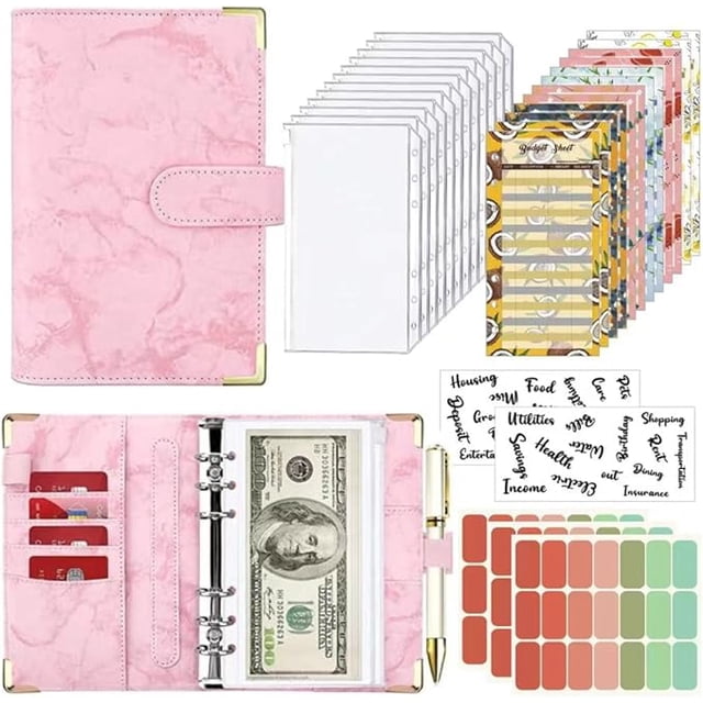 Budget Book with Cash envelopes Budget Binder with Zipper Cash ...