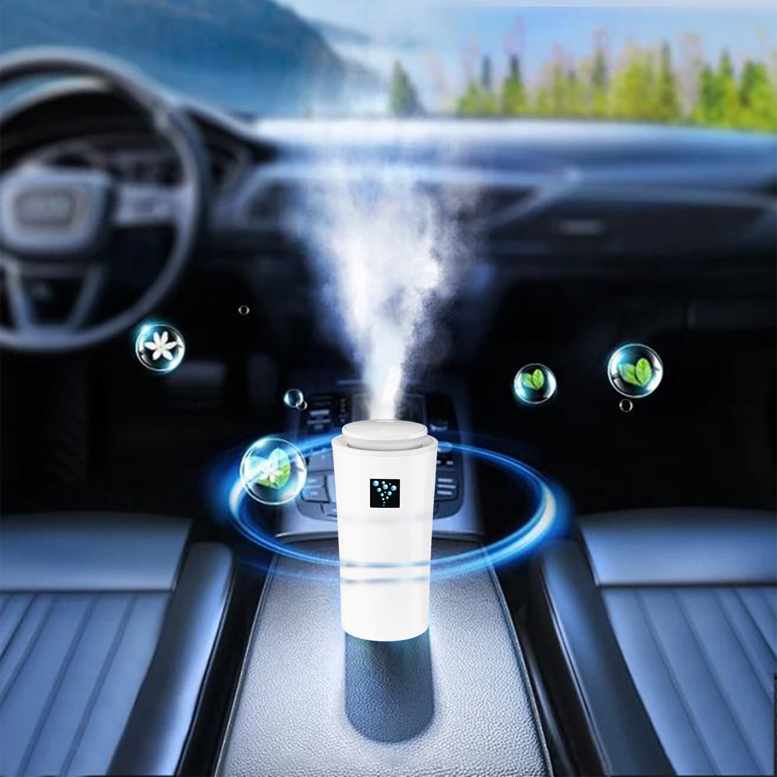 Budget Friendly Pick, Desktop Humidifier USB-LED Colorful Cool Mist ...