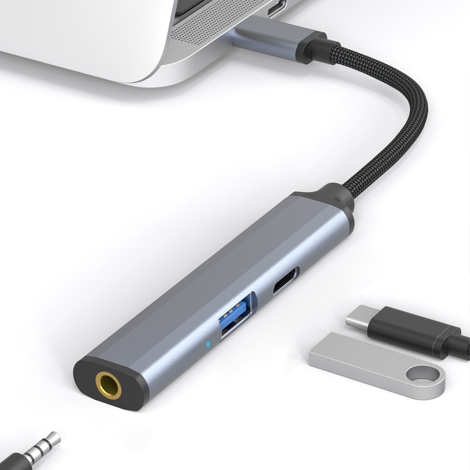 Budget Friendly Pick, USB-C Hub Docking Station, 7-Port Multi-Expander ...