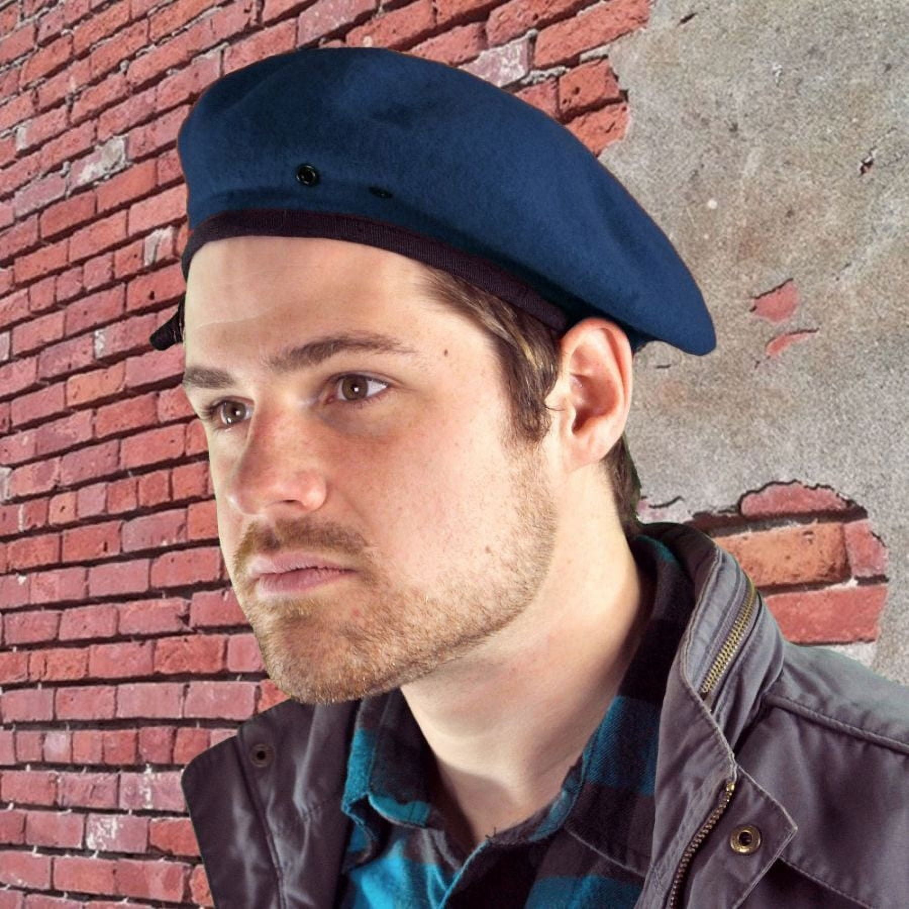 Budget Military Wool Beret - 58CM - Navy Blue - Walmart.com